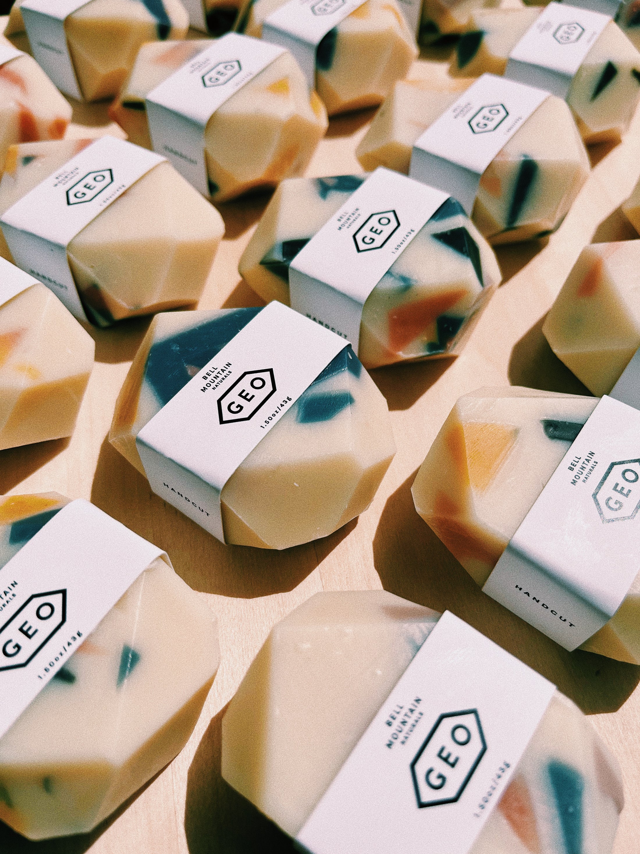 Terrazzo Mini Geo Soaps – Bell Mountain Naturals